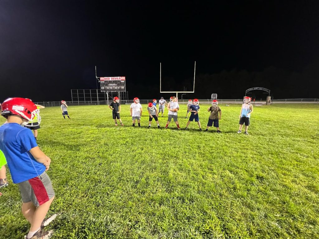 Calhoun Middle School Football Start Practice Late … at night ...