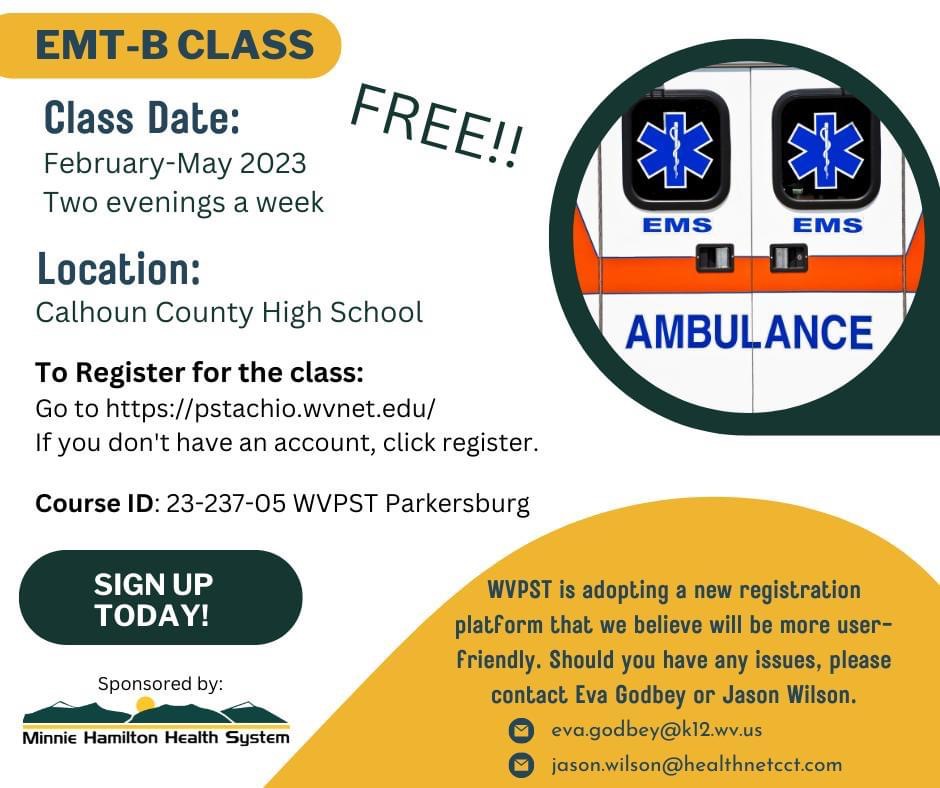 Minnie Hamilton Sponsoring Free EMT-B Class – Ridgeview News