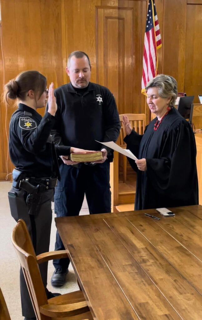 Deputy Stephens Takes Oath of Office before Judge Anita Ashley ...