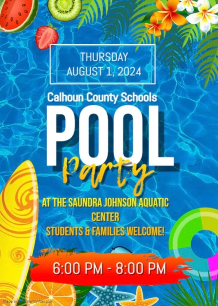 Summer Pool Party for Students and Families Hosted by Calhoun Schools – Ridgeview News